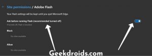 How to unblock Adobe Flash Player? | GeekDroids